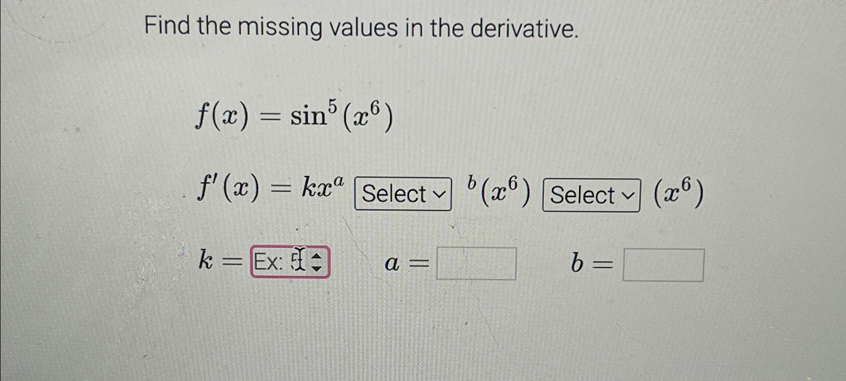 Solved Find the missing values in the | Chegg.com