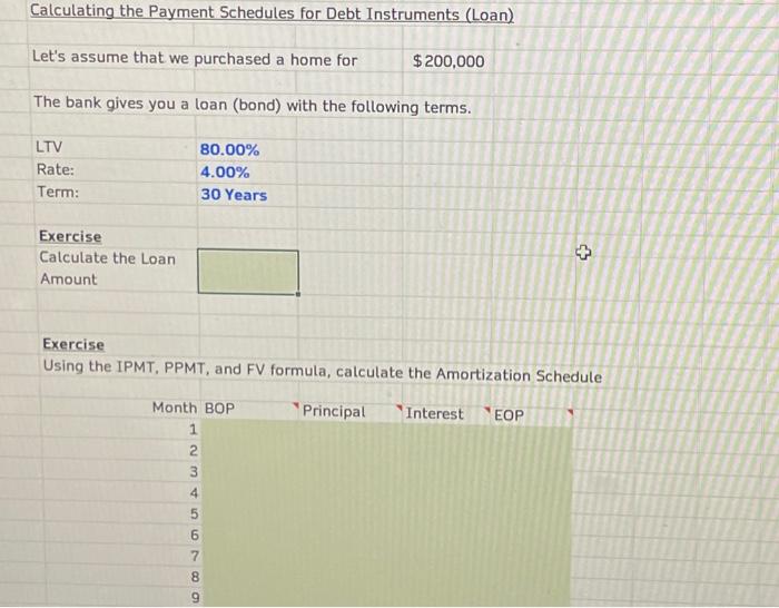 Solved Exercise Using the IPMT, PPMT, and FV formula, | Chegg.com