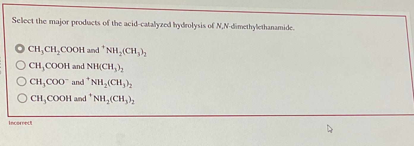 Solved Select the major products of the acid-catalyzed | Chegg.com