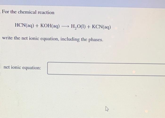 Solved For the chemical reaction | Chegg.com