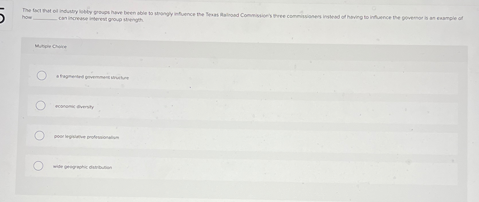 Solved how can increase interest group strength.Multiple | Chegg.com