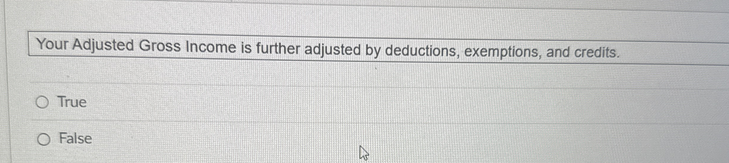 Solved Your Adjusted Gross Income is further adjusted by | Chegg.com