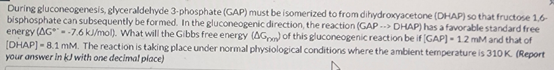 Solved During gluconeogenesis, glyceraldehyde 3-phosphate | Chegg.com