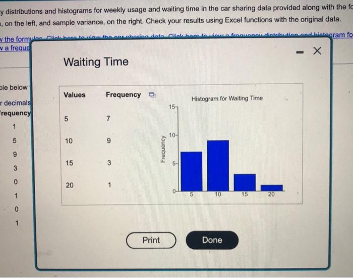 Solved Be sample mean, on the keft, and sample variance, on | Chegg.com