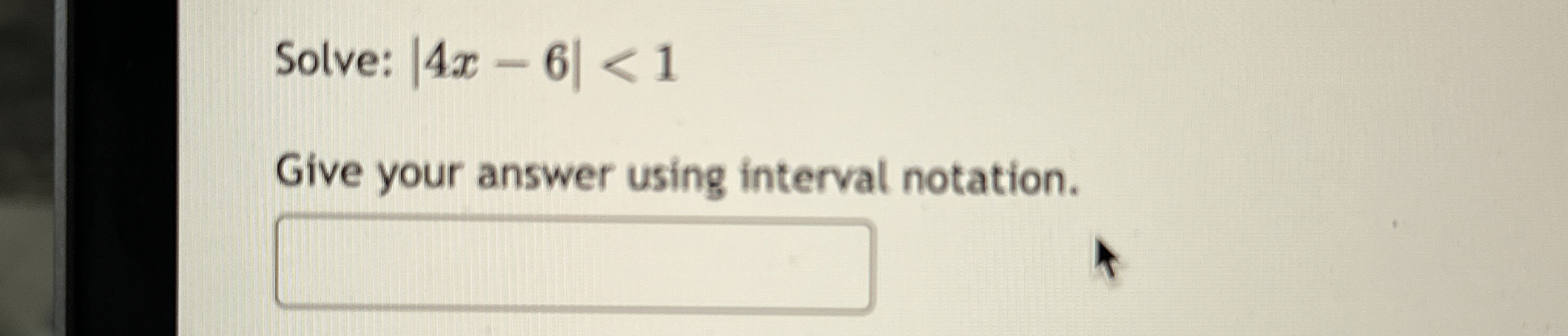 Solved Solve: |4x-6|