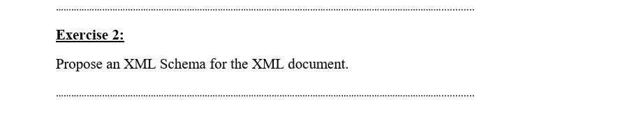 Solved Student's ID: Student's Name: Example of XML | Chegg.com