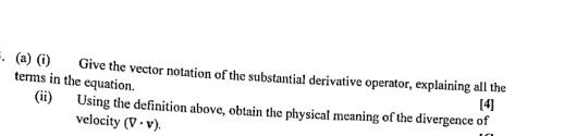 Solved (a) (i) Give the vector notation of the substantial | Chegg.com
