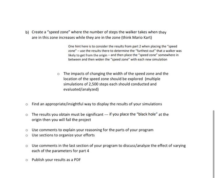 Solved Random Walks - MATLAB Project (For Loop Programming - | Chegg.com