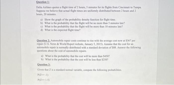 Solved Delta Airlines quotes a flight time of 2 hours, 5 | Chegg.com