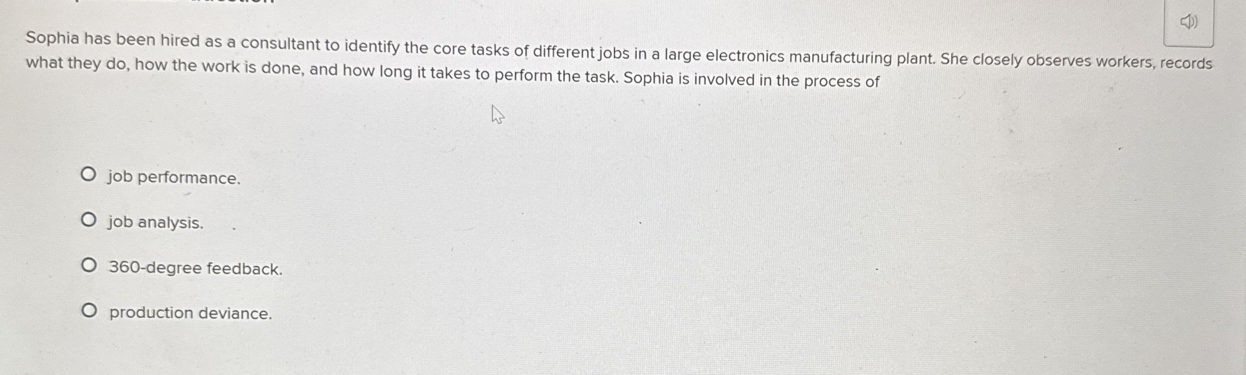 Solved Sophia has been hired as a consultant to identify the | Chegg.com
