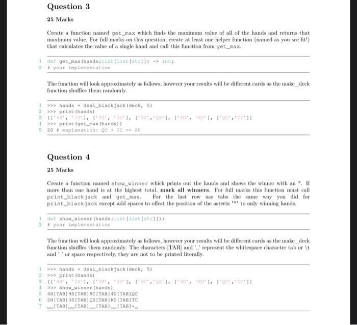 Solved Use Python And Use Triple Qoute To Describe Purpose