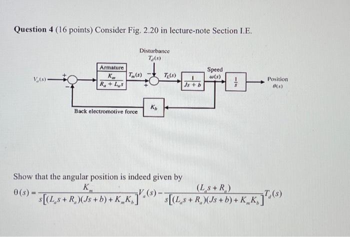 Solved Question 4 (16 points) Consider Fig. 2.20 in | Chegg.com