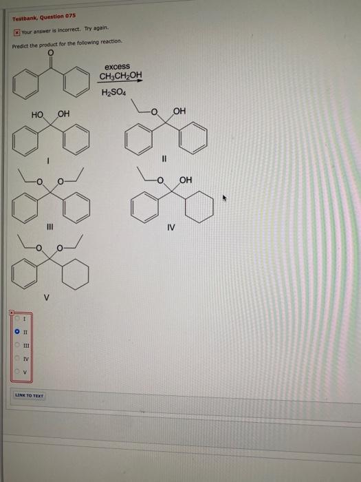 Solved Testbank, Question 075 3 Your answer is incorrect. | Chegg.com