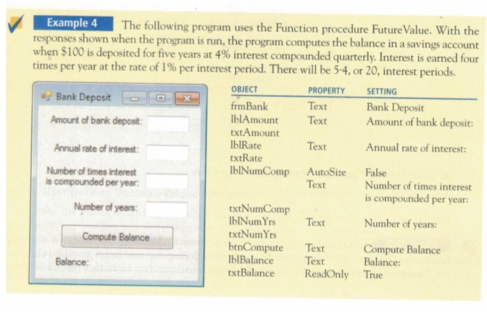 X х Example 4 The Following Program Uses The Function 