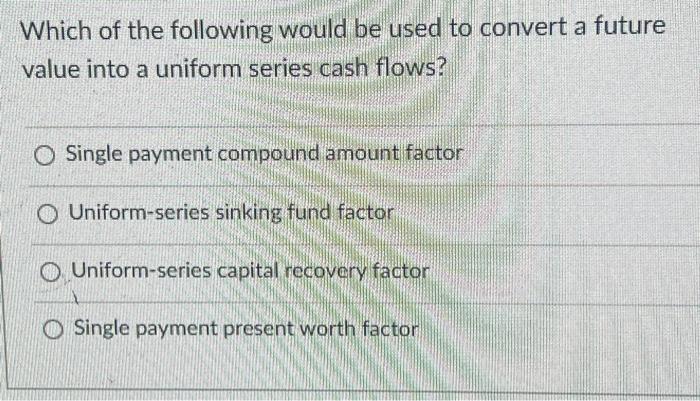 Solved Which of the following would be used to convert a | Chegg.com