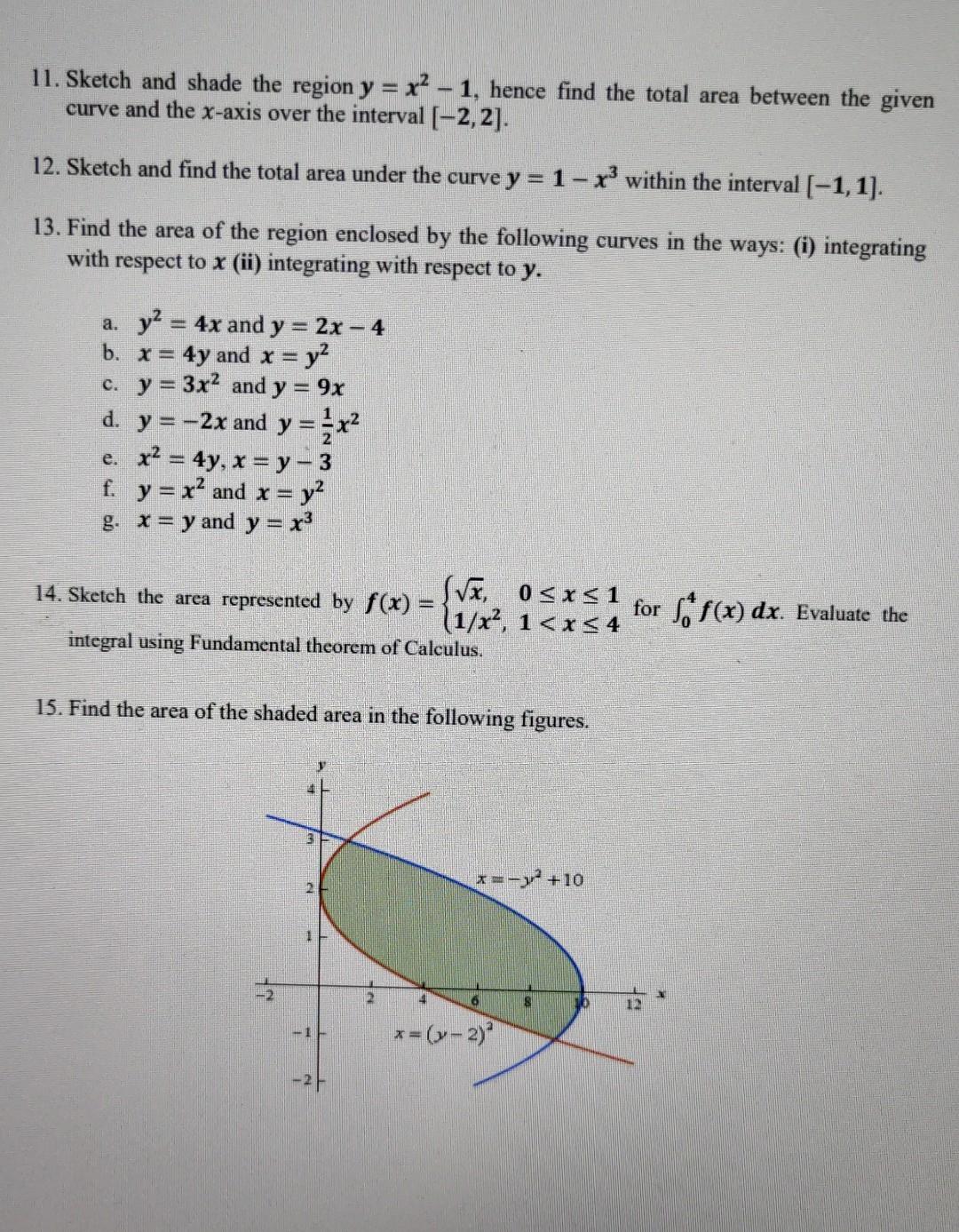 Solved 1. Graph the function over the specified interval. | Chegg.com