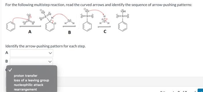 Identify the arrow-pushing pattern for each | Chegg.com Identify the arrow-pushing pattern for each | Chegg.com