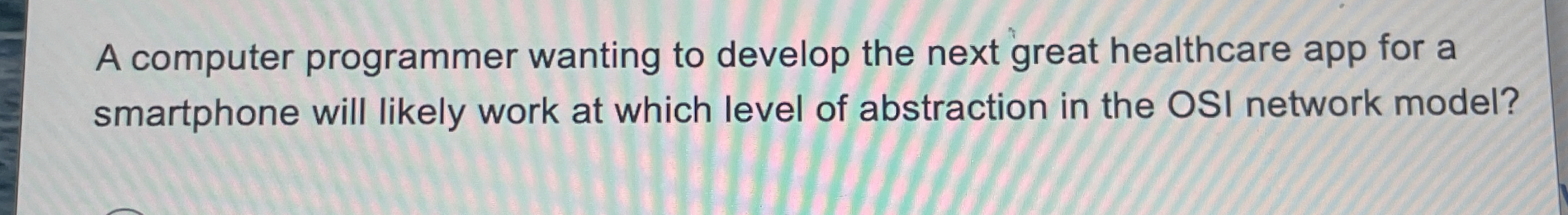 Solved A computer programmer wanting to develop the next | Chegg.com