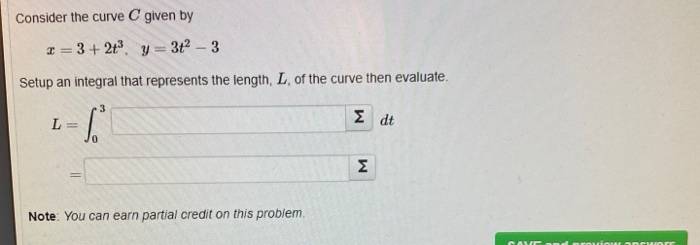 Solved Consider the curve C given by I= 3+2+3 y=3t2 - 3 | Chegg.com