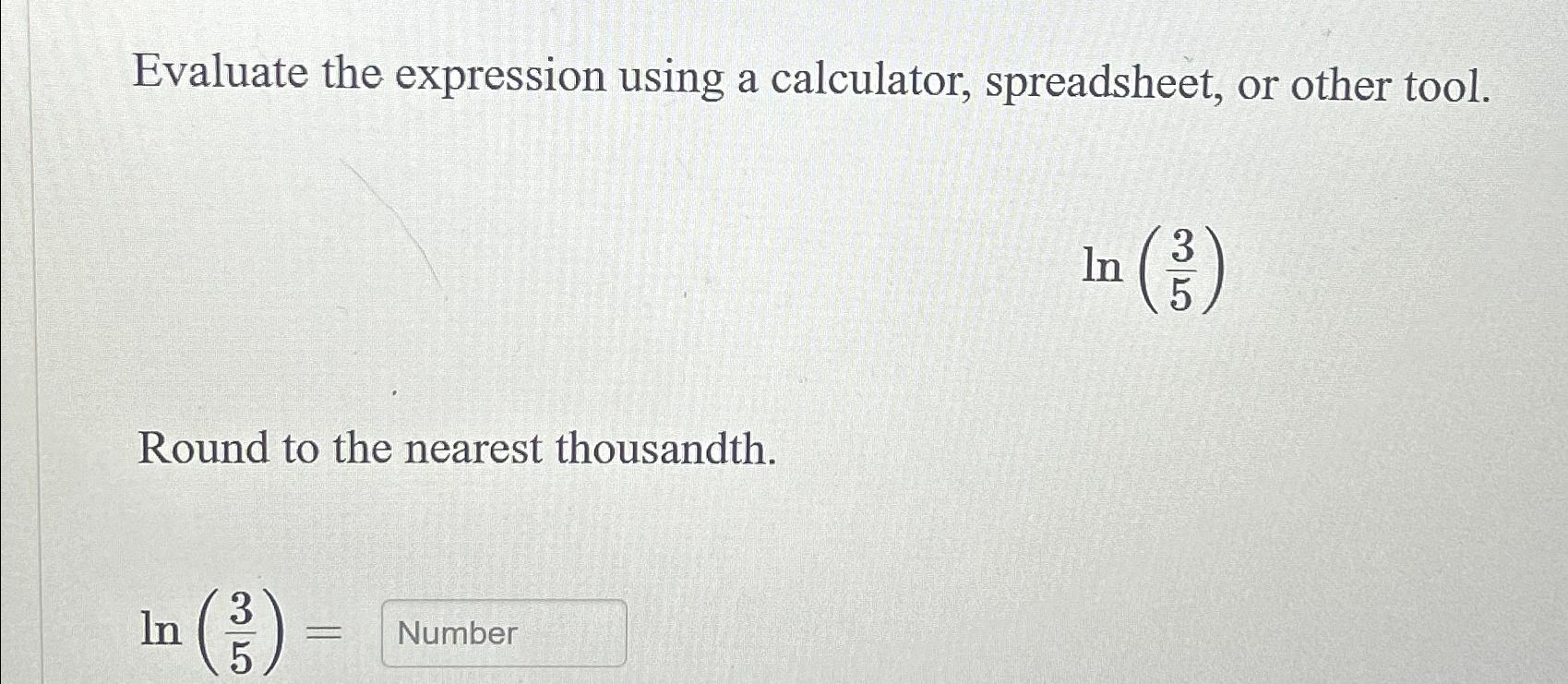 Solved Evaluate the expression using a calculator, | Chegg.com
