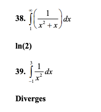 Solved How can I solve these two improper integral practice | Chegg.com
