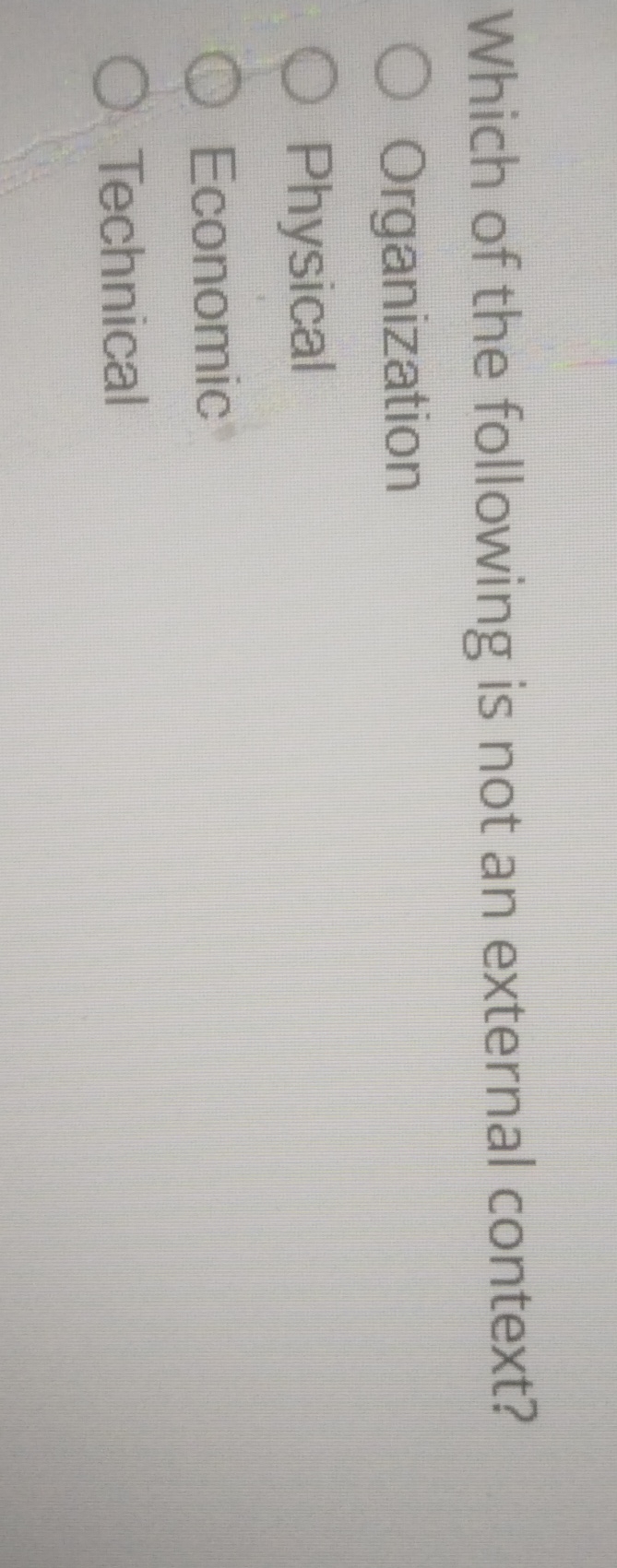 Solved Which of the following is not an external | Chegg.com