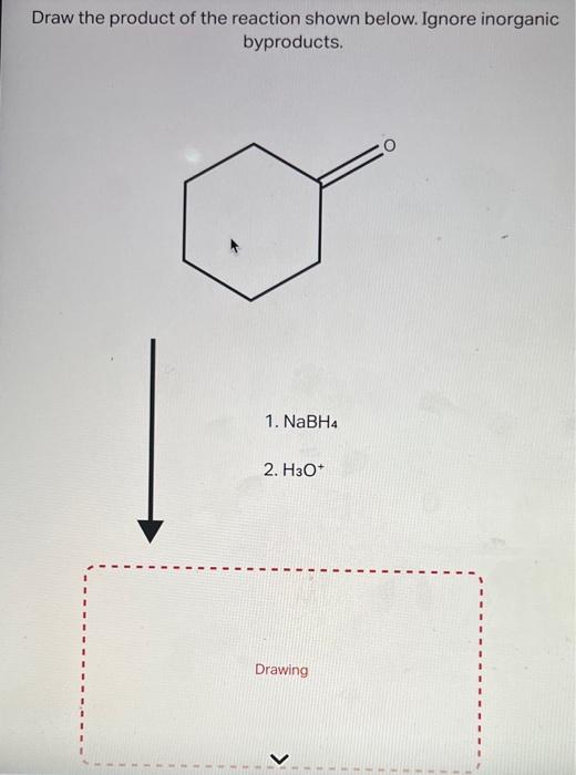 [Solved]: Draw the product of the reaction shown below. Ign