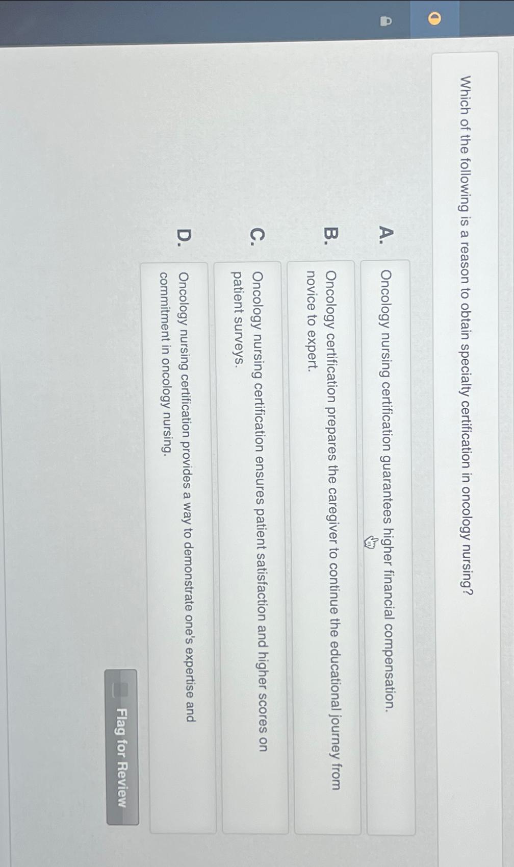 Solved Which of the following is a reason to obtain | Chegg.com