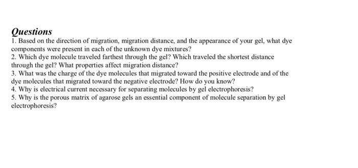 Solved Questions 1. Based on the direction of migration, | Chegg.com