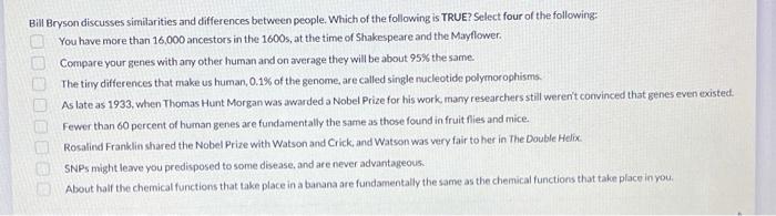 Solved BII Bryson discusses similarities and differences | Chegg.com