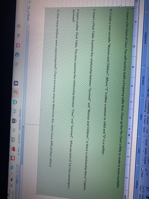 Solved Wrap Text General Fill - Merge & Center- .24 Insert | Chegg.com