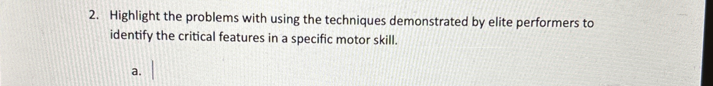 Solved Highlight the problems with using the techniques | Chegg.com