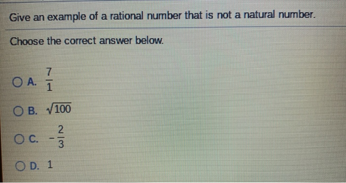 Solved List all numbers from the given set that are a. | Chegg.com