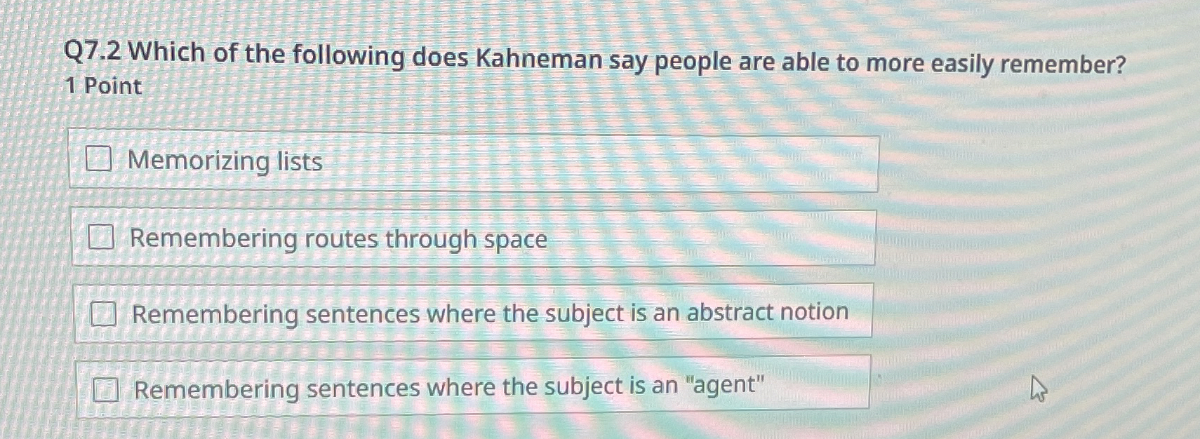 High Quality SOLUTION Q7.2 ﻿Which of the following does Kahneman say people | Chegg.com