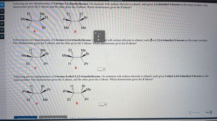 Solved Following are two diastereomers of | Chegg.com
