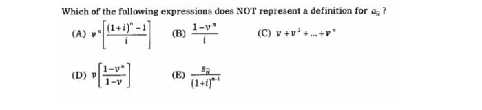 Solved Financial Mathematics question, please use formulas | Chegg.com