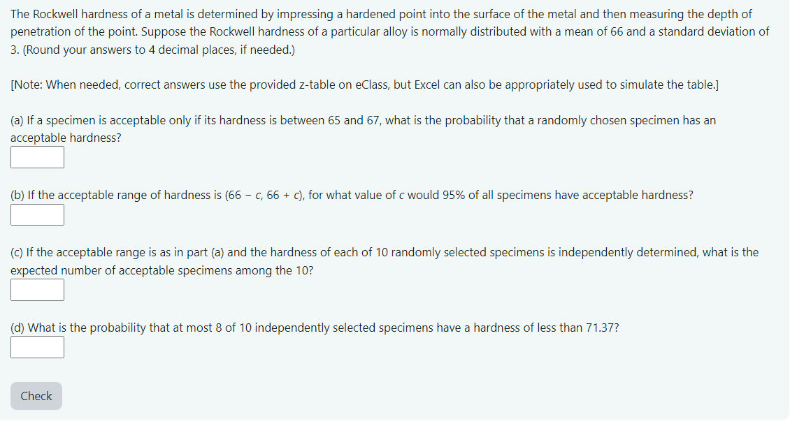 Solved The Rockwell hardness of a metal is determined by | Chegg.com