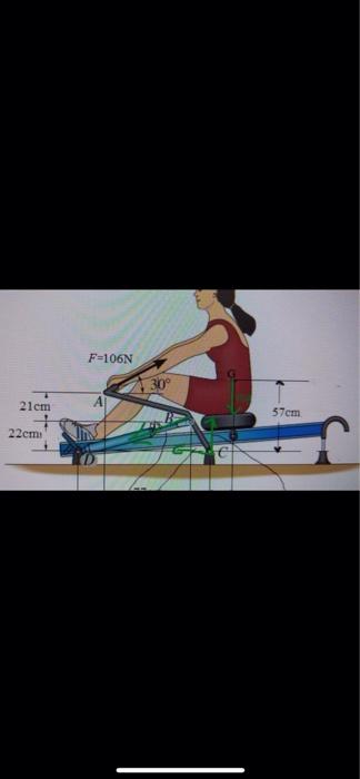 Solved Find the mass for woman ?bd is weightless link = one | Chegg.com