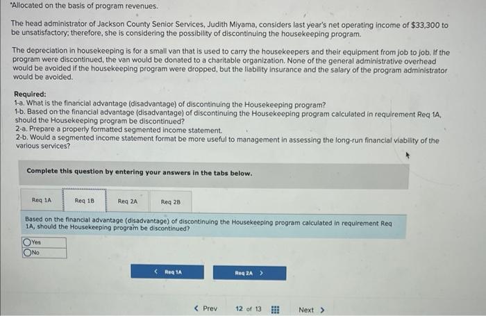 Solved Problem 11-19 (Algo) Dropping or Retaining a Segment | Chegg.com