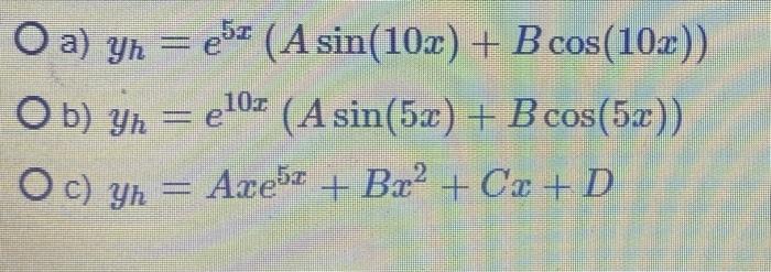 Solved Consider the inhomogeneous linear differential | Chegg.com