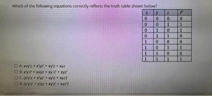 Solved Which of the following equations correctly reflects | Chegg.com