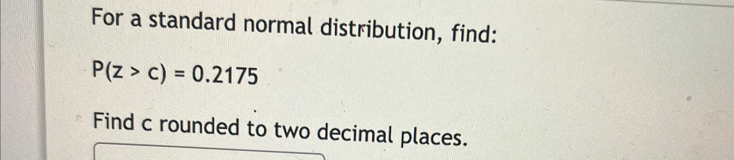 Solved For a standard normal distribution, | Chegg.com