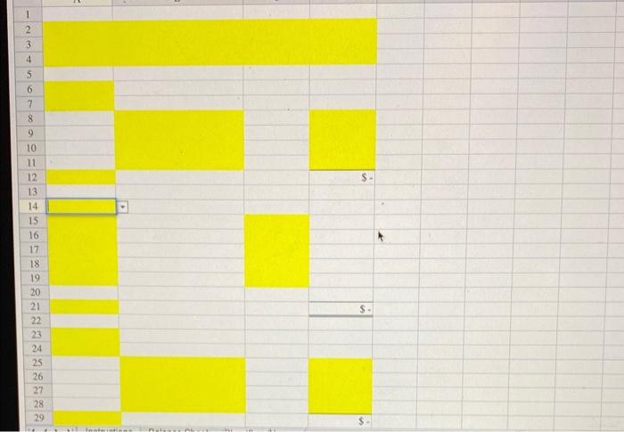 Solved Using the attached excel, please follow the | Chegg.com