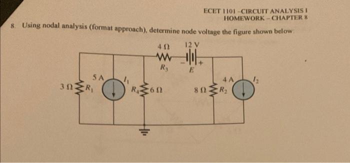 Solved ECET 1101 -CIRCUIT ANALYSIS HOMEWORK - CHAPTER 8 8. | Chegg.com