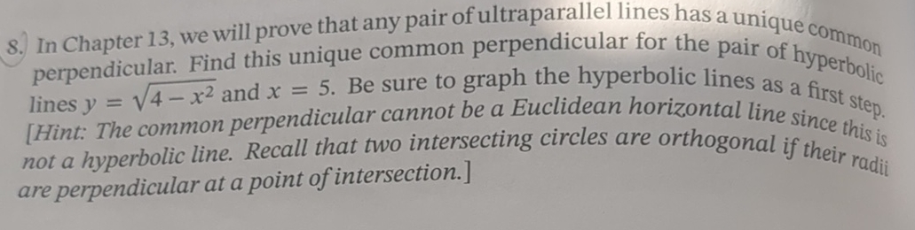 Solved In Chapter 13, ﻿we will prove that any pair of | Chegg.com