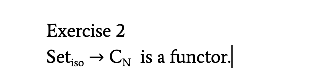 Solved Category theory: How to show this?Exercise 2Setiso | Chegg.com