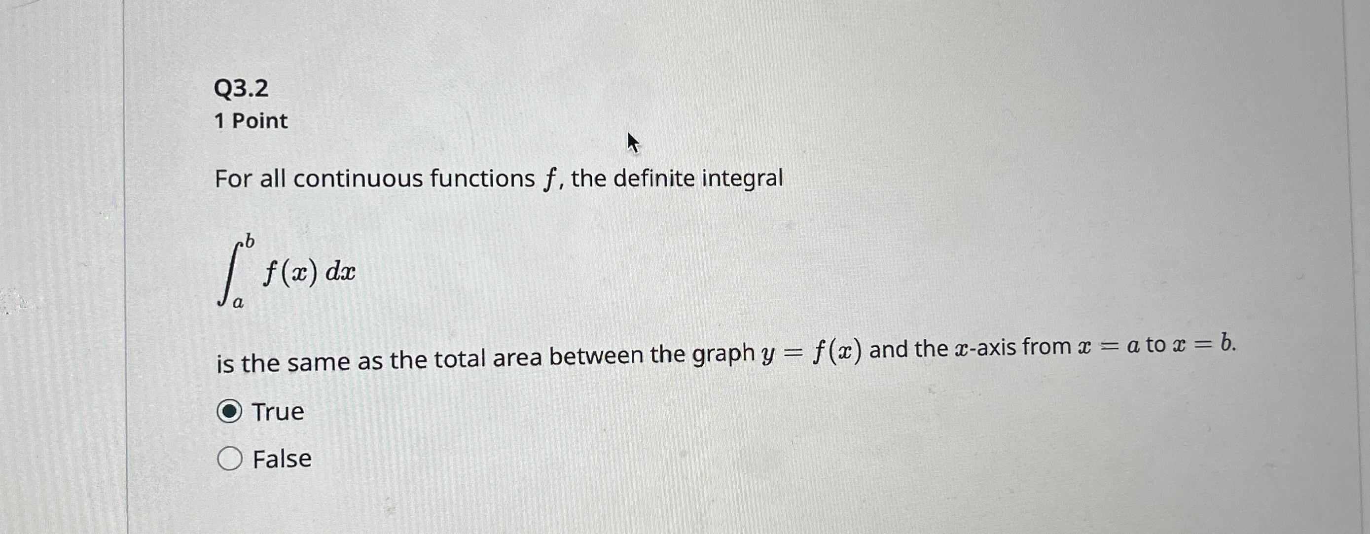 Solved Q3.21 ﻿PointFor all continuous functions f, ﻿the | Chegg.com