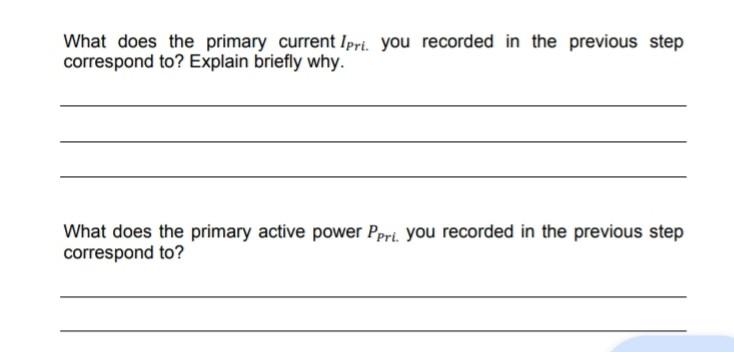 Solved For maximal efficiency, the nominal primary voltage | Chegg.com