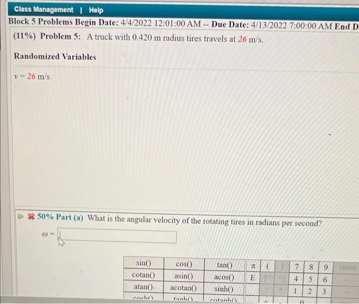 Solved Class Management | Help Block 5 Problems Begin Date: | Chegg.com