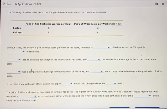 Solved Problems & Applications (Ch 03) . Х The following | Chegg.com